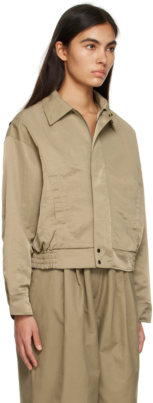 Birrot Khaki Giwa Bomber Jacket Birrot