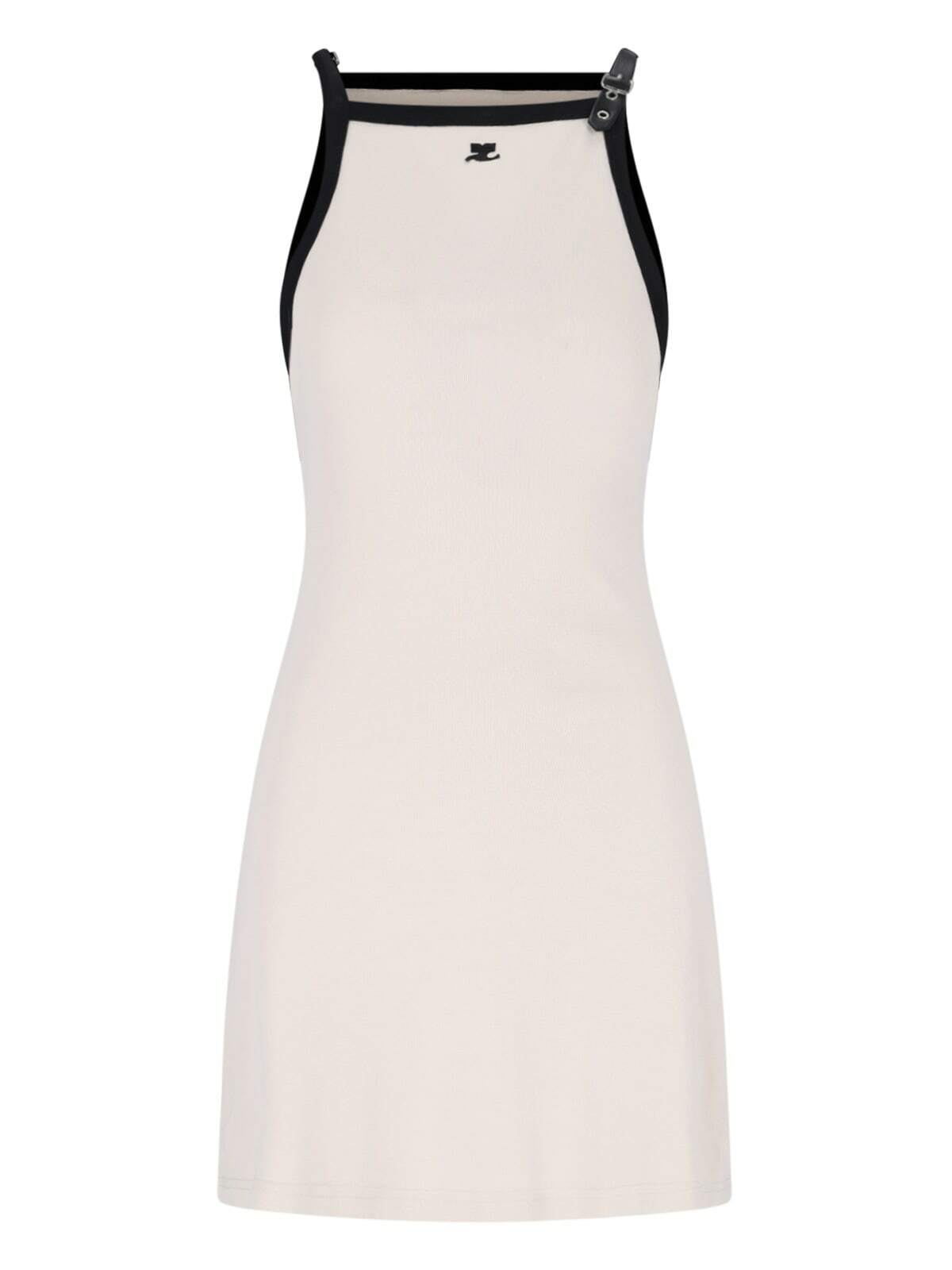 Courrèges Contrast Mini Dress Courreges