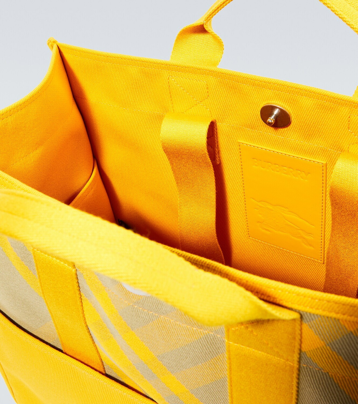 Burberry Shopper checked canvas tote bag Burberry