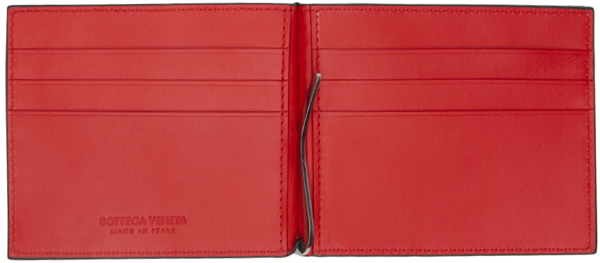 Bottega Veneta Black Bill Clip Wallet Bottega Veneta