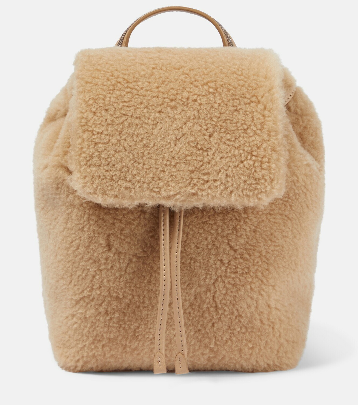 Brunello Cucinelli Medium shearling backpack Brunello Cucinelli