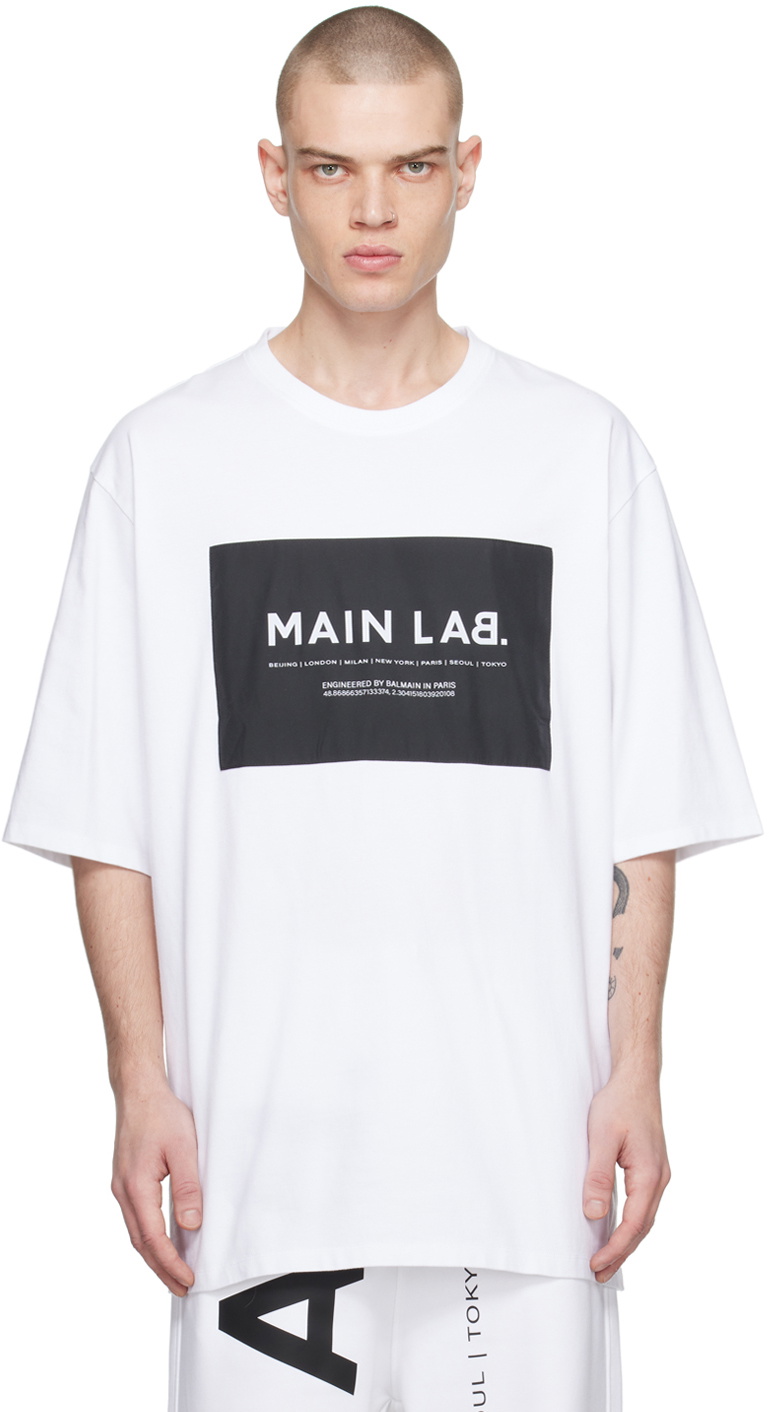 Balmain White Label T-Shirt Balmain