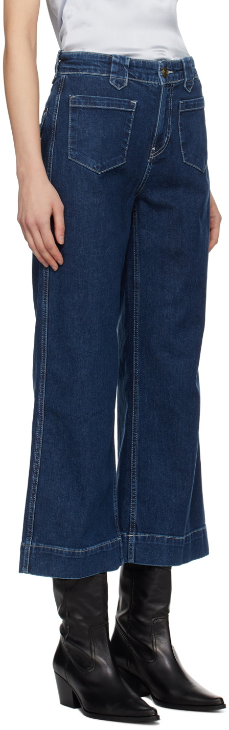 FRAME Navy Utility Jeans Frame Denim