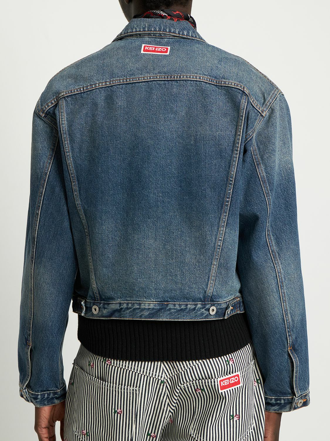 KENZO PARIS - Cotton Denim Jacket Kenzo