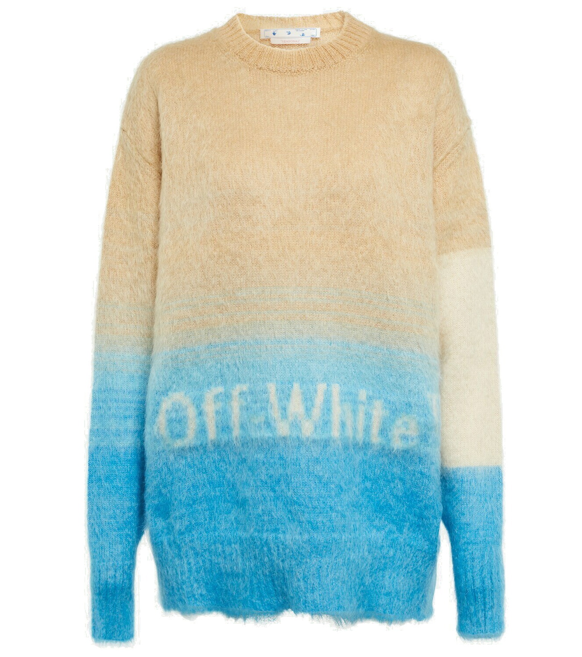 Off-White - Logo mohair-blend sweater Off-White