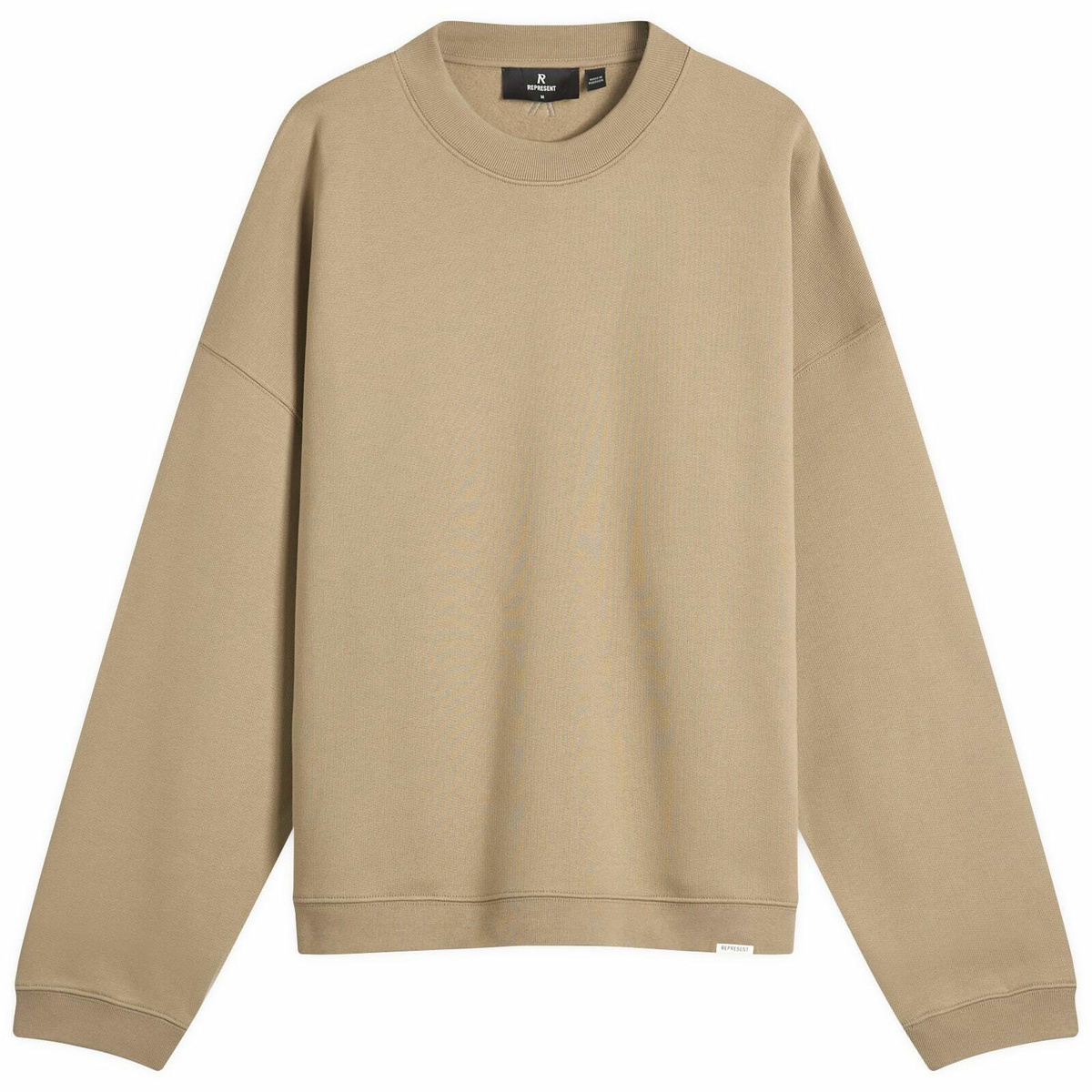 Represent Men's Initial Boxy Sweater in Dune Represent