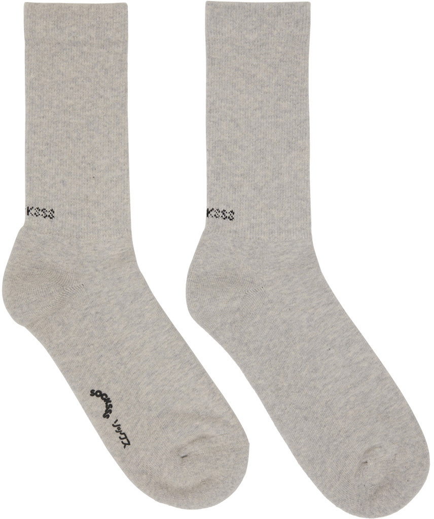 SOCKSSS Two-Pack Gray Socks Socksss