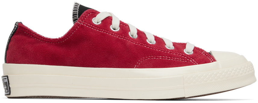 Converse Black & Red Chuck 70 OX Sneakers Converse