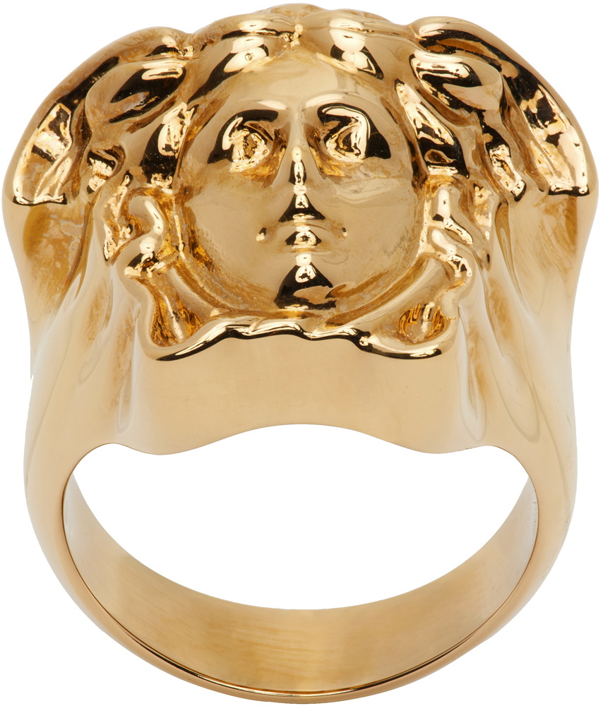 Versace Gold 'La Medusa' Ring Versace