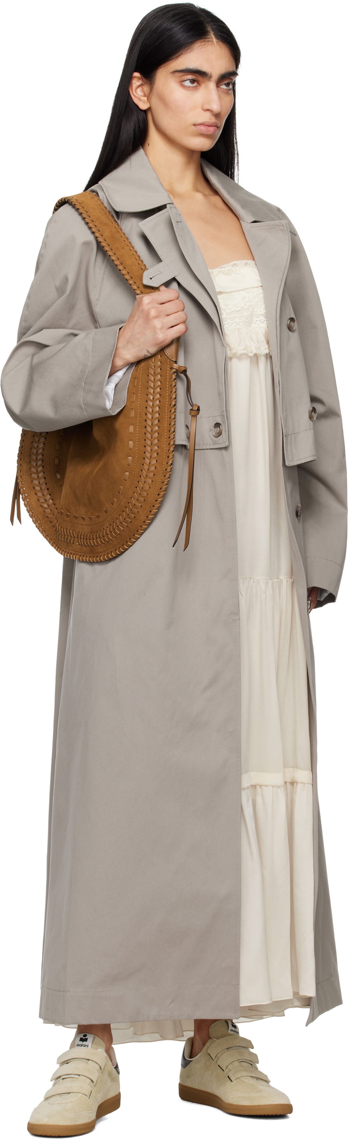 Isabel Marant Beige Beth Sneakers Isabel Marant