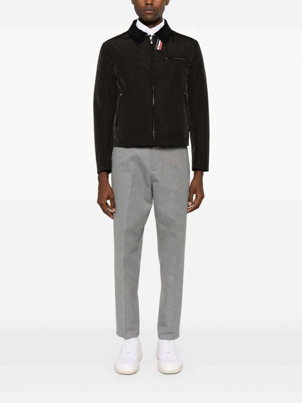 THOM BROWNE - Jacket With Logo Thom Browne