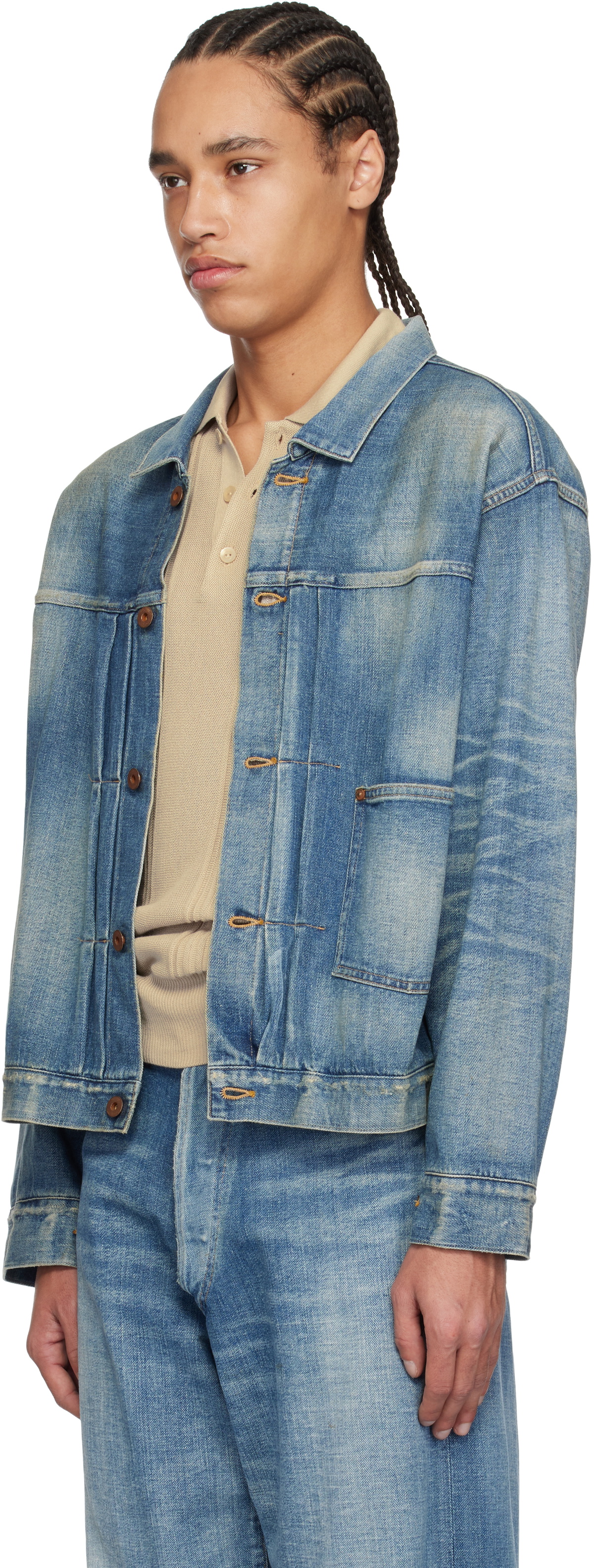Taiga Takahashi Blue Lot. 703 C.1920's Denim Jacket Taiga Takahashi