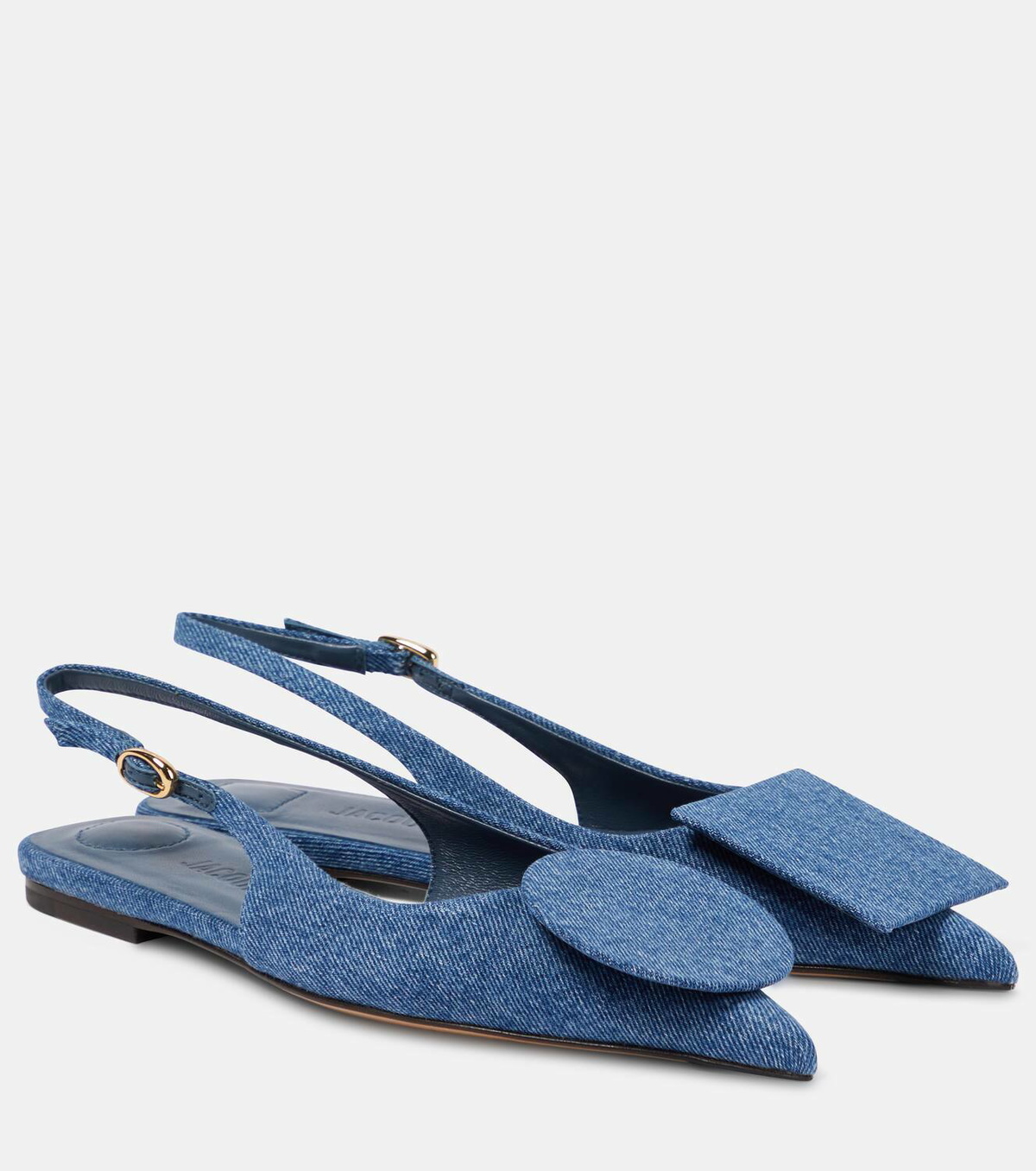 Jacquemus Les Slingbacks Duelo denim flats Jacquemus