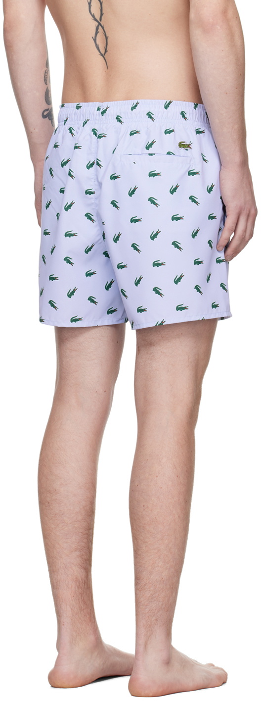 Lacoste Blue Crocodile Swim Shorts Lacoste