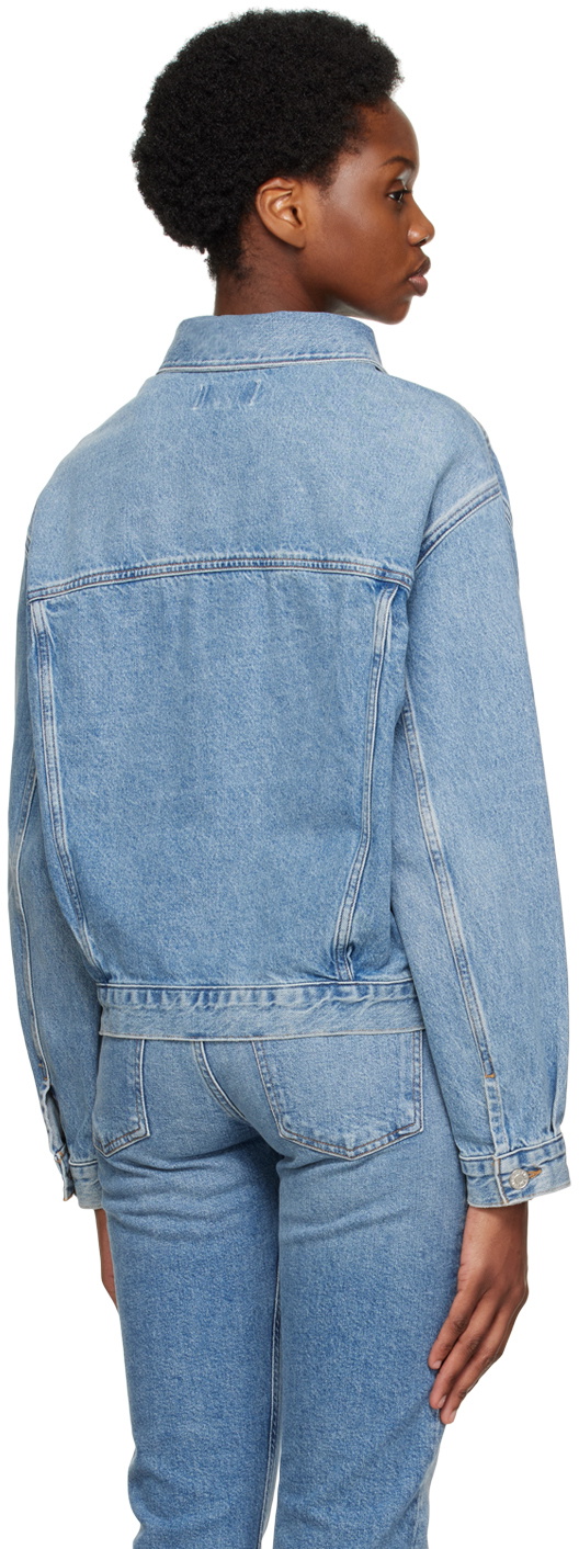 AGOLDE Blue Charli Oversized Denim Jacket AGOLDE