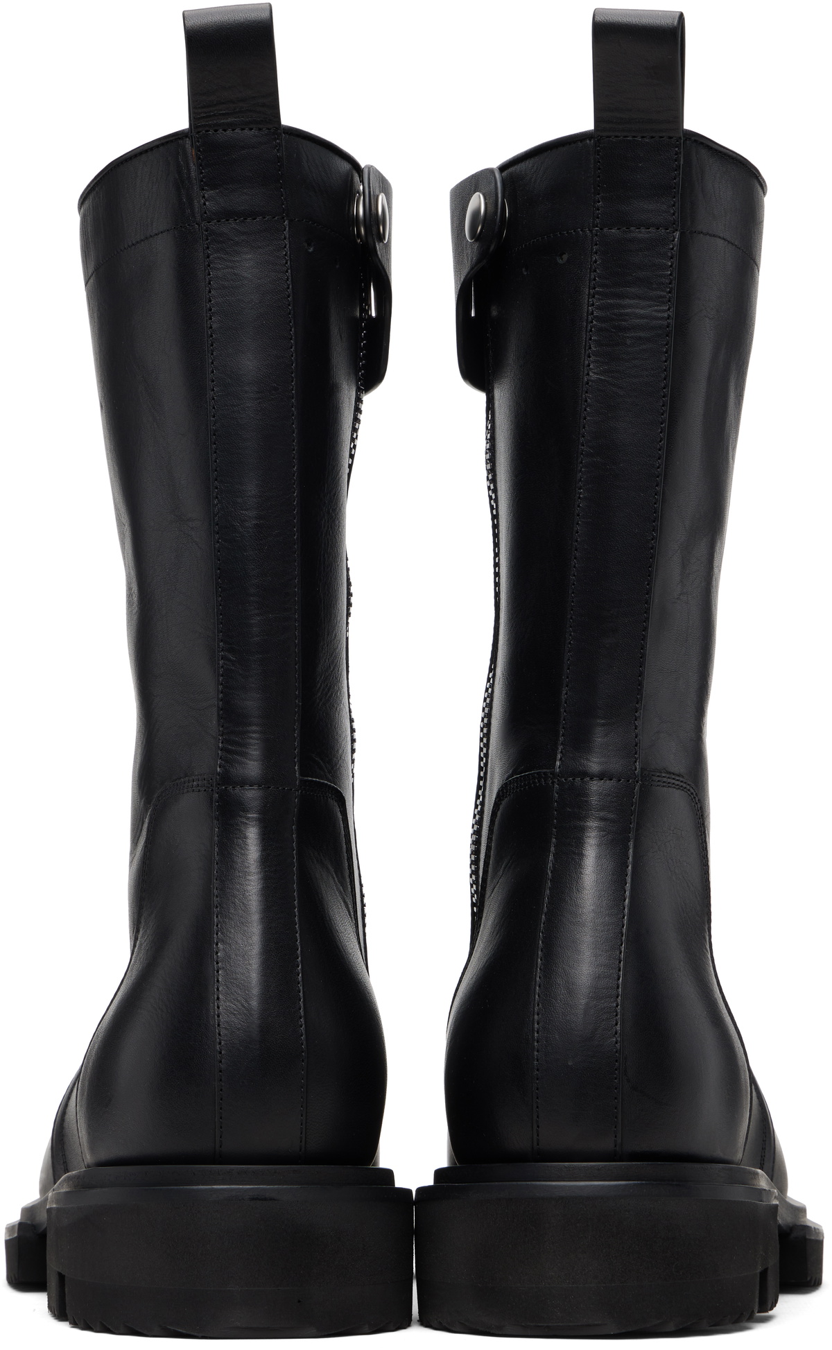 Rick Owens Black Temple Creeper Gabe Boots Rick Owens