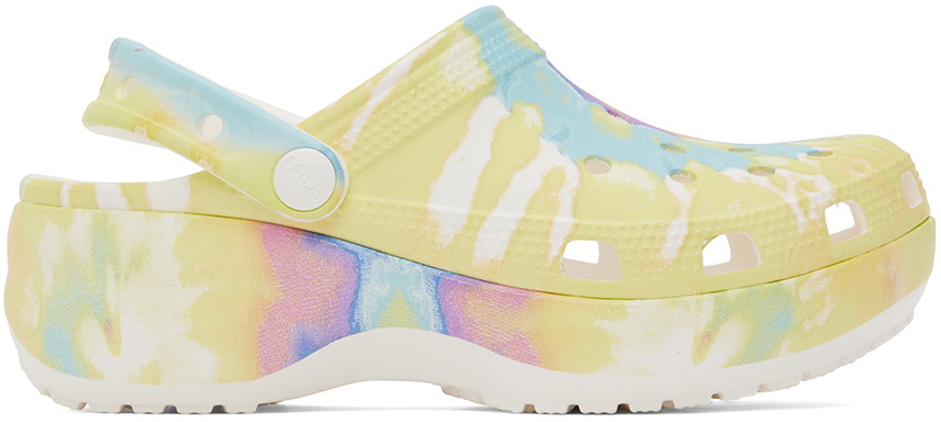 Crocs White Classic Platform Clogs Crocs