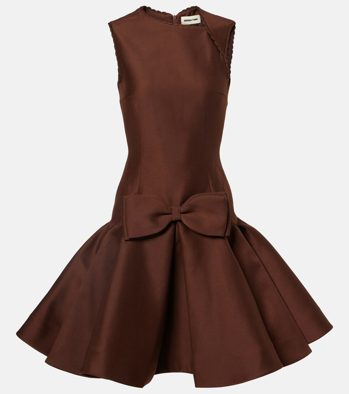 Shushu/Tong Bow-detail midi dress Shushu/Tong