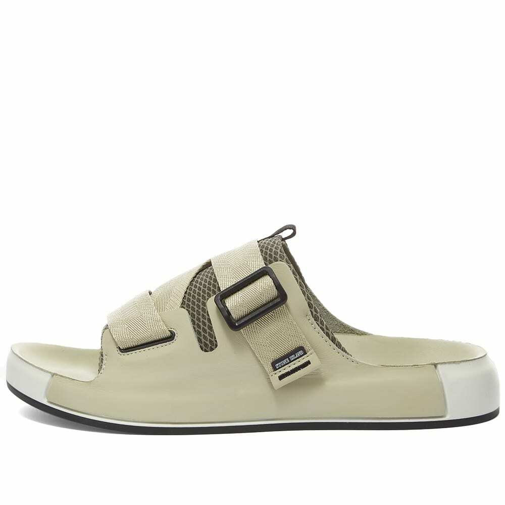 Stone Island Shadow Project Men's Slide Sandal in Beige Stone Island ...