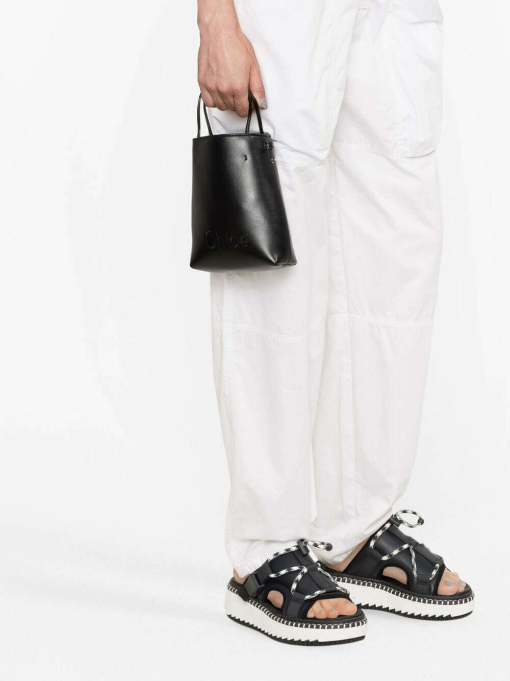 CHLOÉ - Chloé Sense Micro Leather Bucket Bag Chloe