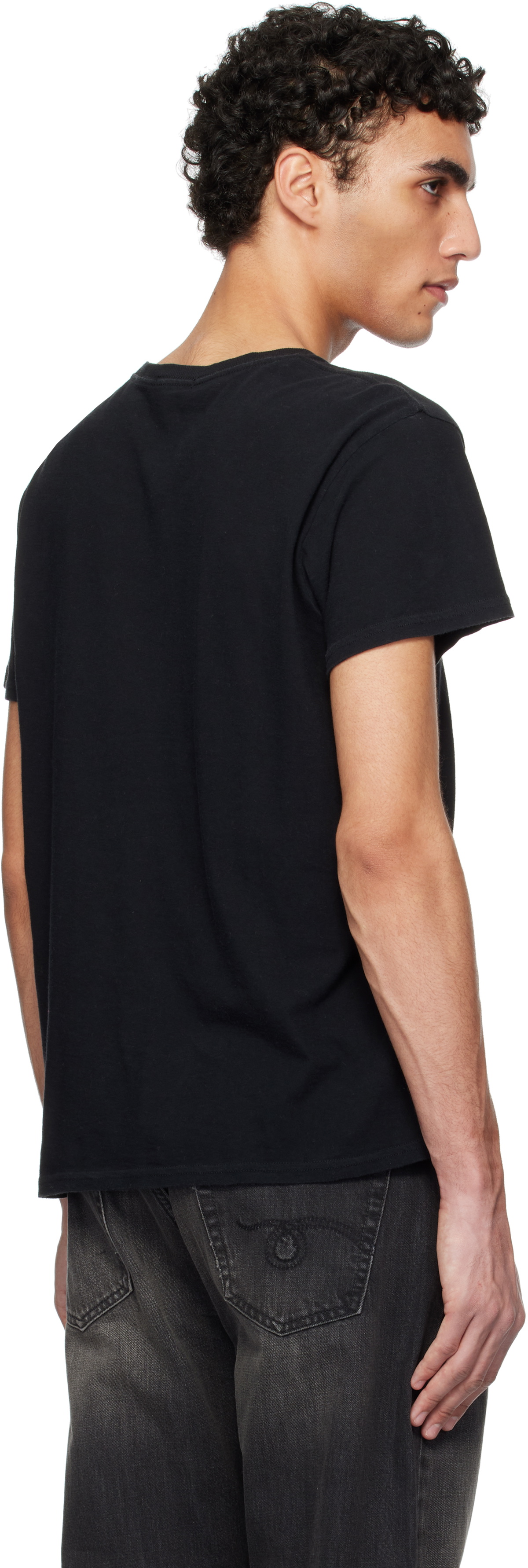 R13 Black 'High F Standards' Boy T-shirt R13