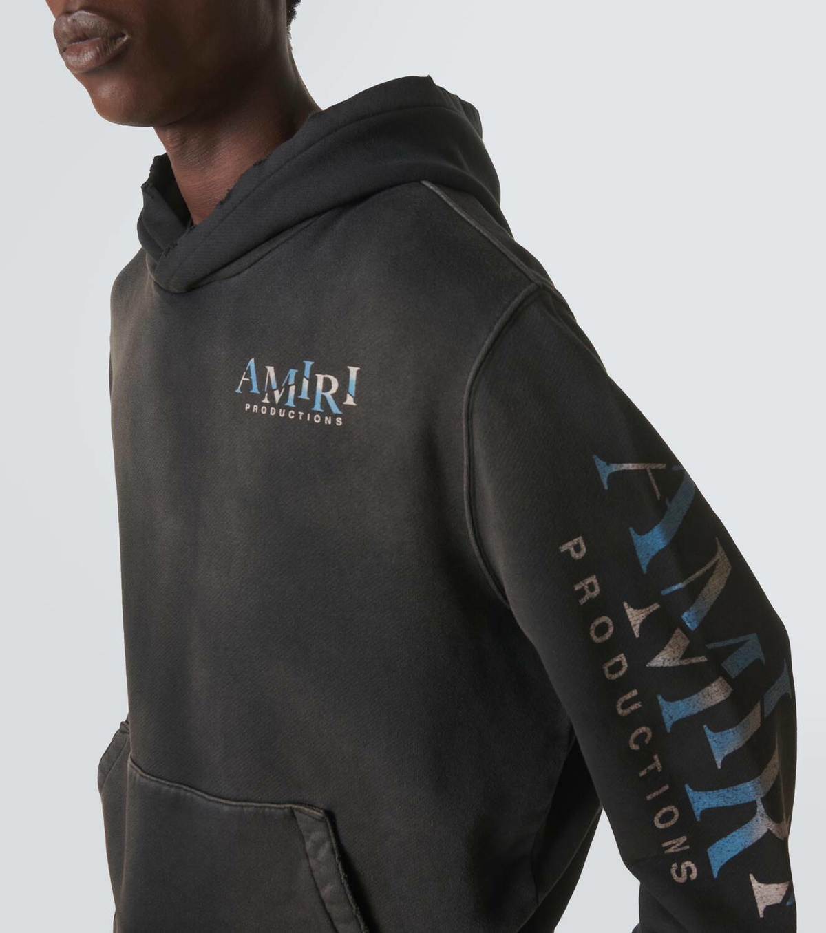 Amiri Theatre Masks cotton jersey hoodie Amiri