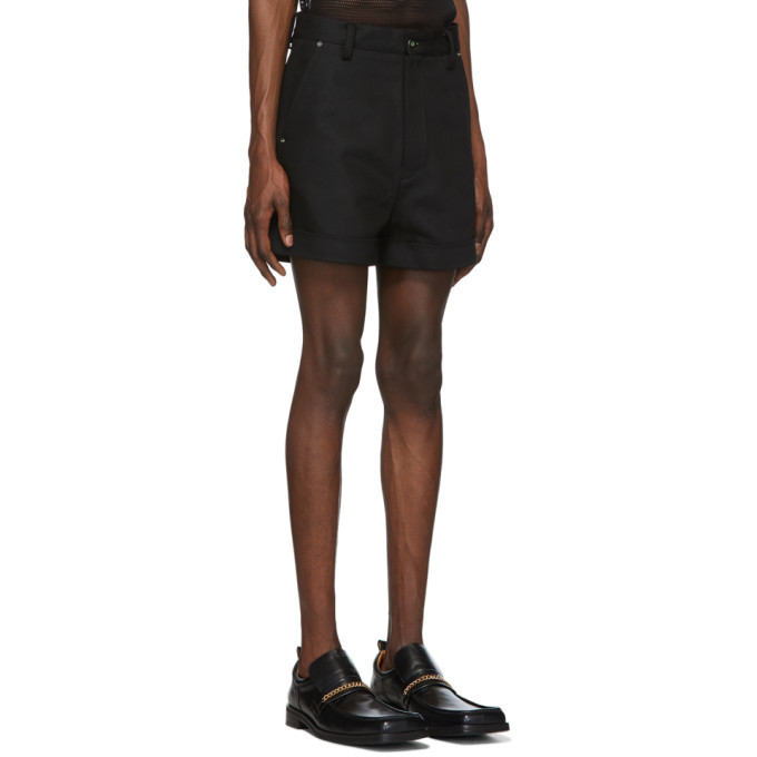 Sankuanz Black Denim Shorts Sankuanz