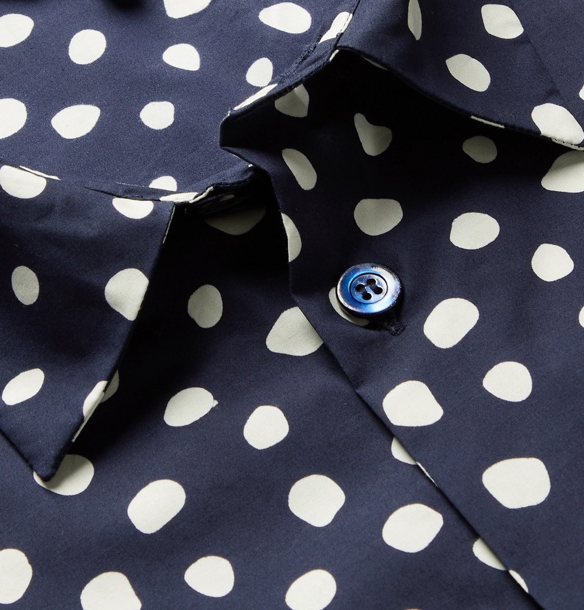 A.P.C. - Léandre Polka-Dot Cotton Shirt - Blue A.P.C.