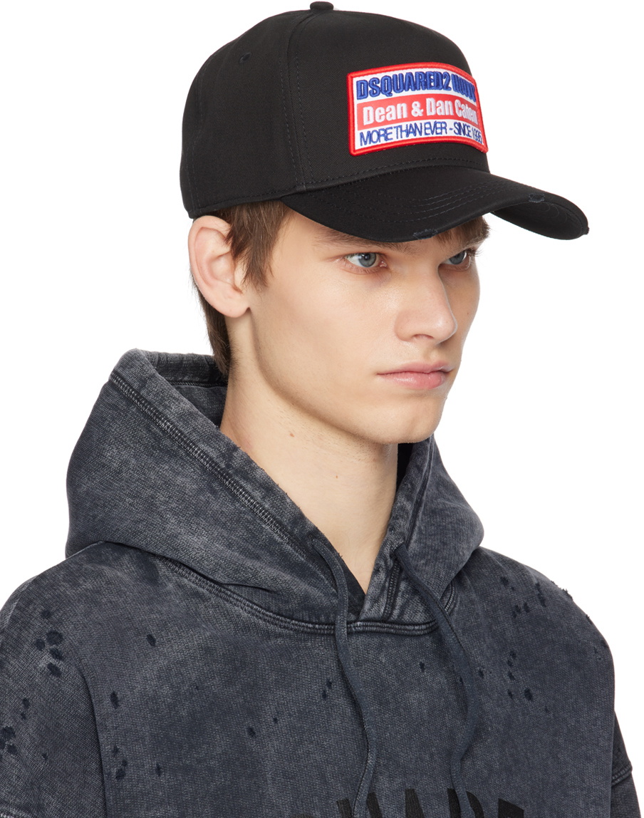 Dsquared2 Black Dirty Cap Dsquared2