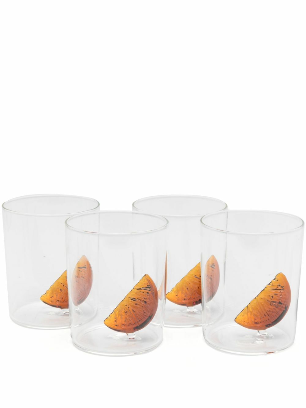 Maison Balzac Clear Orange-Slice Glass Set Maison Balzac