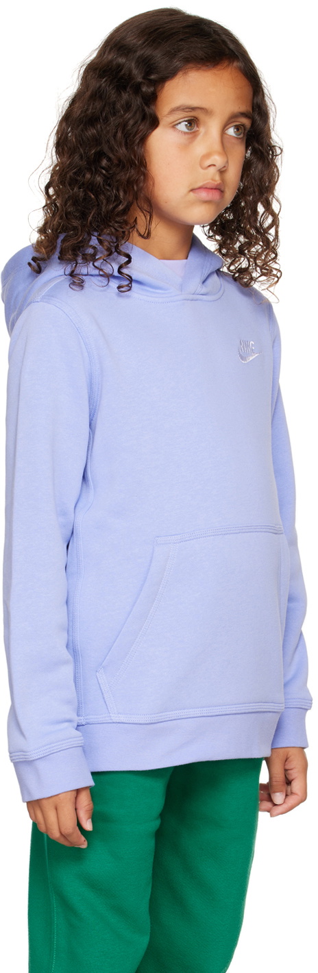 Nike Kids Purple Sportswear Club Pullover Hoodie Nike