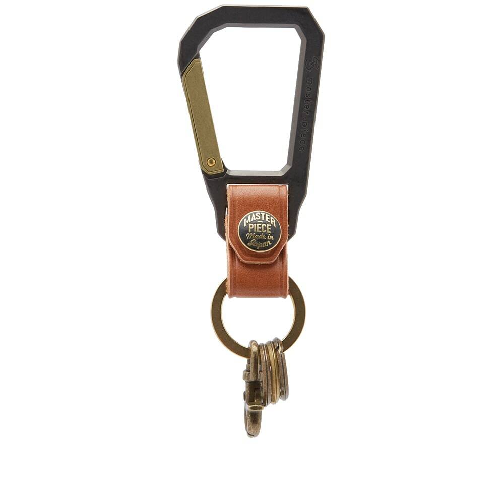 Master-Piece Men's Equipment Series Keyring in Camel Master-Piece Co