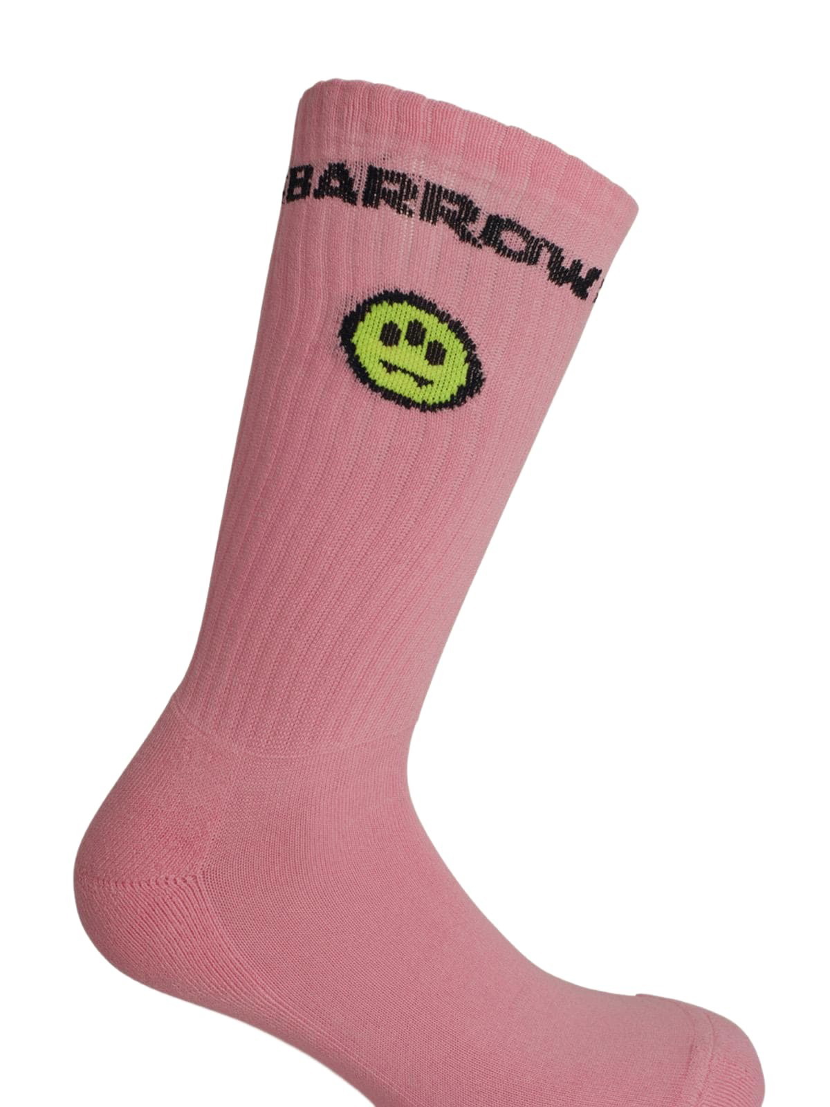 Barrow Pink Cotton Blend Socks Barrow