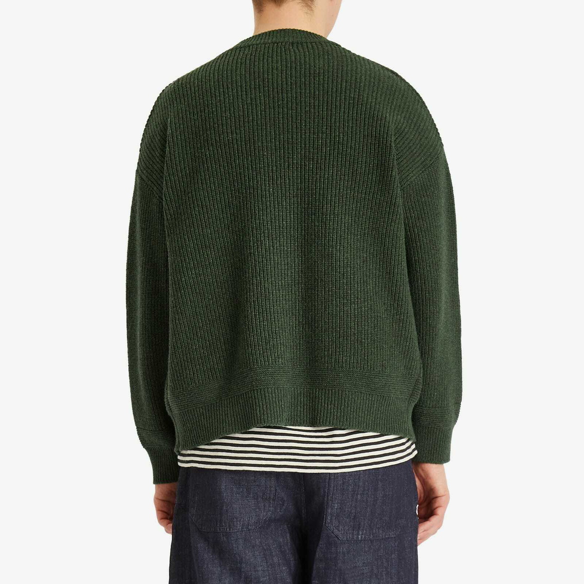 FrizmWORKS Men's Deck Zip Up Cardigan in Forest Green FrizmWORKS