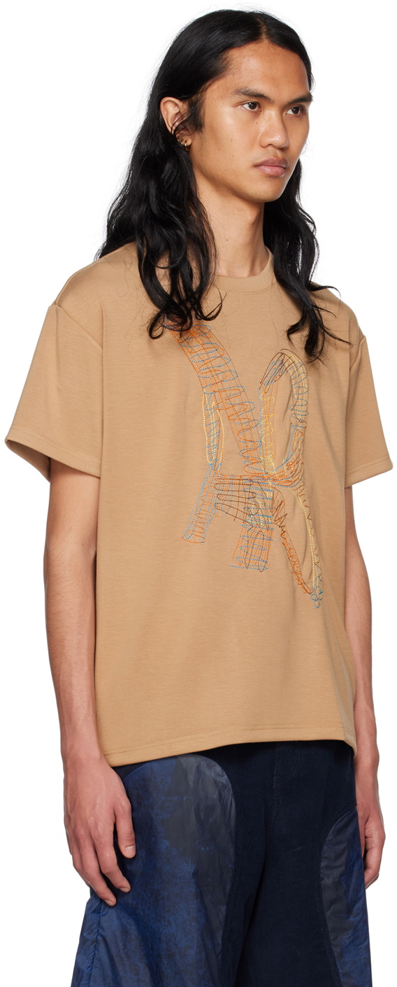 Andersson Bell Beige Essential T-Shirt Andersson Bell