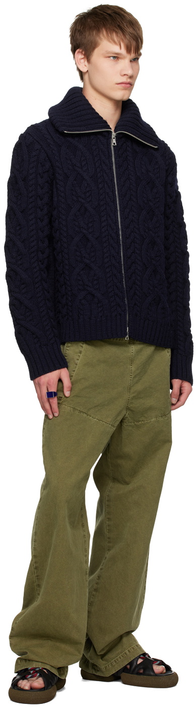 Dries Van Noten Blue Signet Ring Dries Van Noten