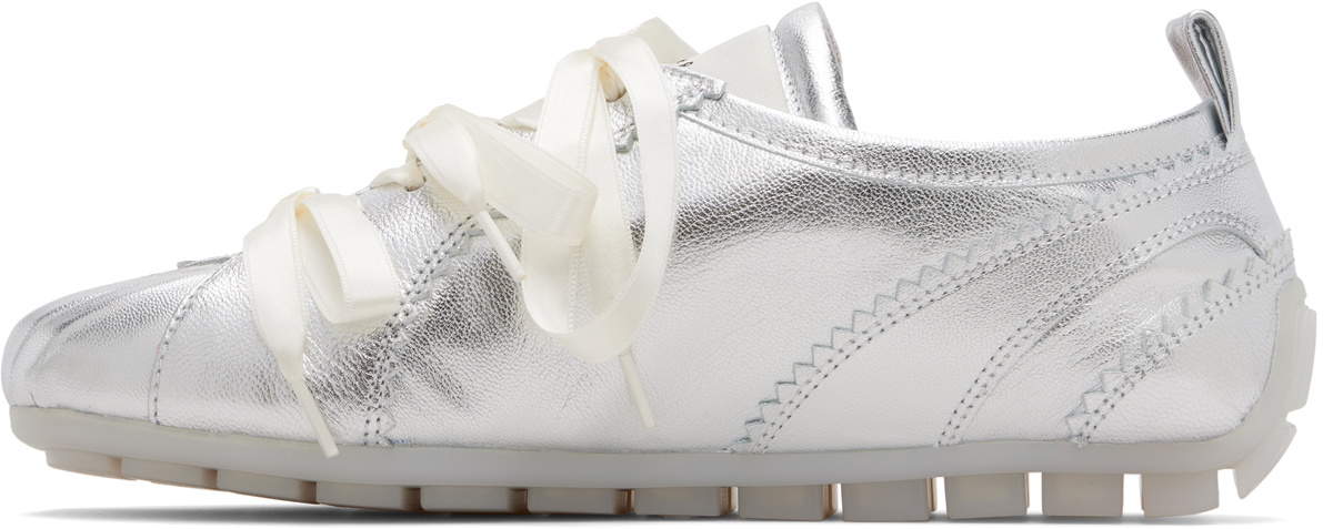 Simone Rocha Silver Ballerina Grip Sneakers Simone Rocha