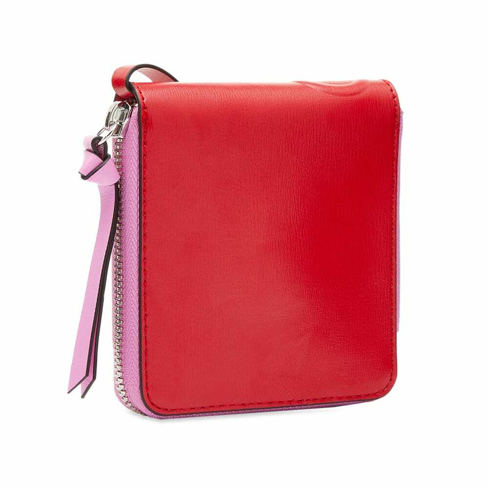 GANNI Women's Banner Necklace Wallet in Barbados Cherry GANNI