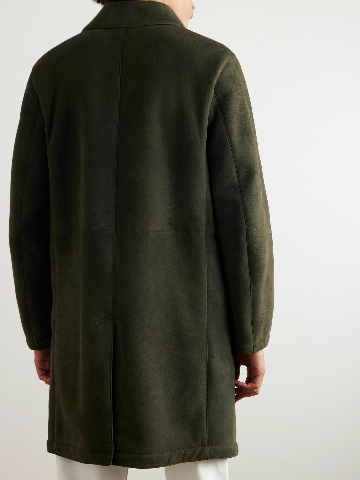 Brioni - Shearling Coat - Green Brioni