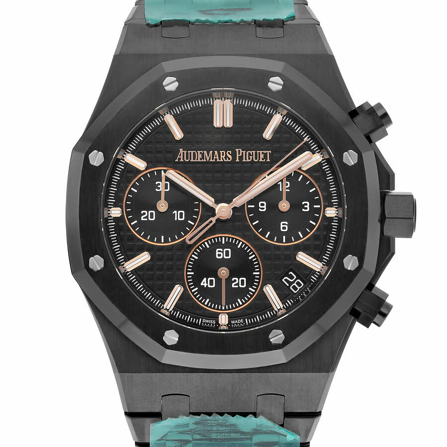 Audemars Piguet Royal Oak Chronograph Automatic Black Dial Mens Watch ...
