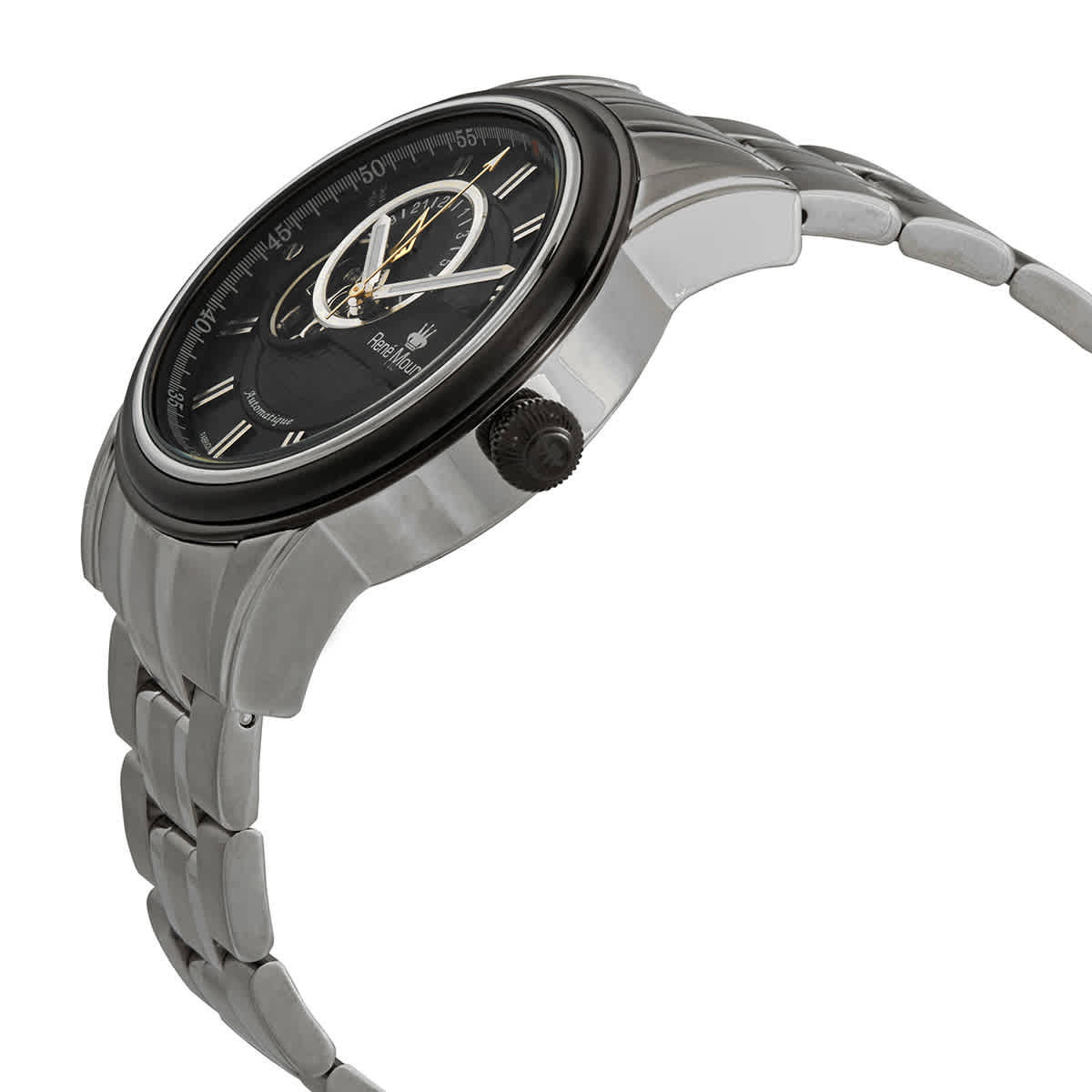 Rene Mouris Orion Automatic Black Dial Mens Watch 70102RM2 Rene Mouris