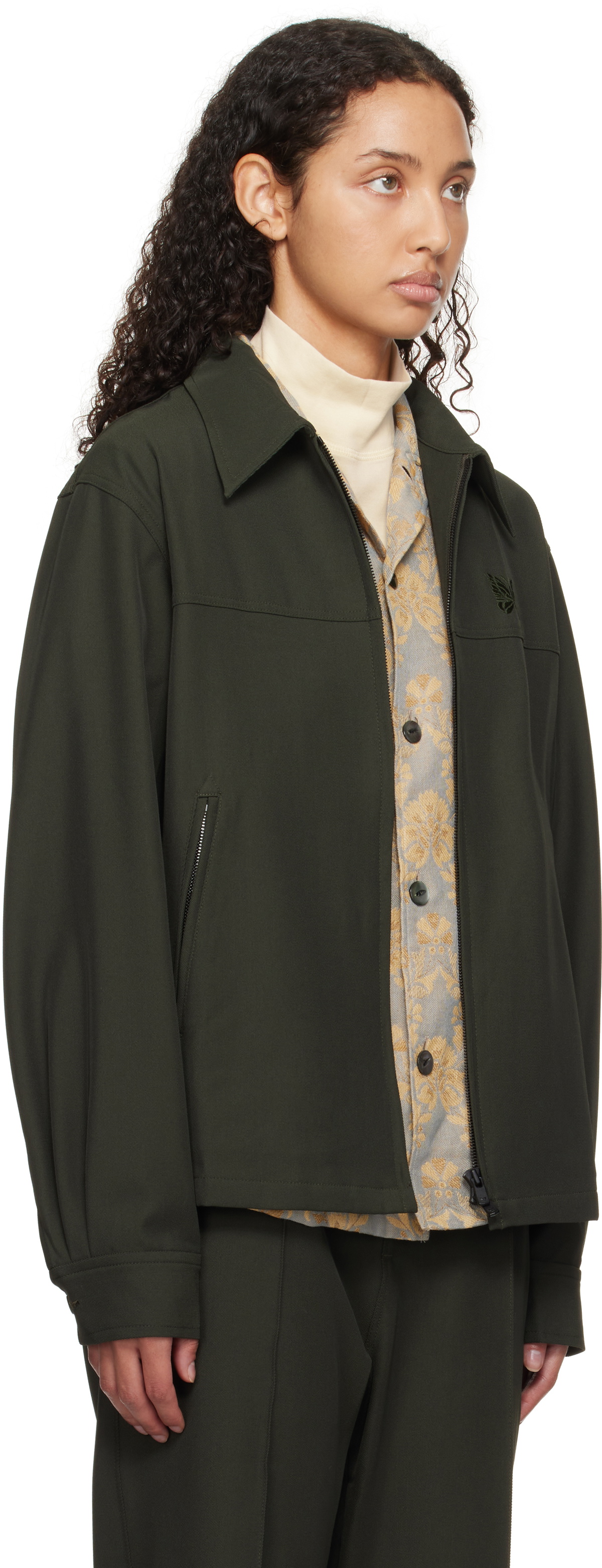 NEEDLES Green Sport Jacket Needles
