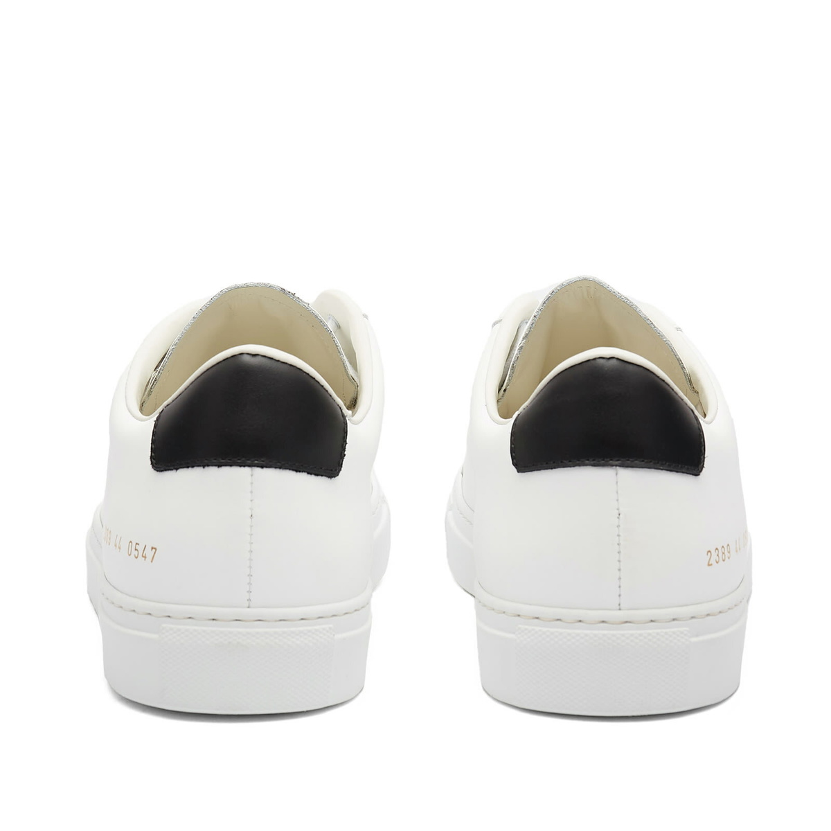 Common Projects Men's Retro Classic Low Sneakers in White/Black Common ...