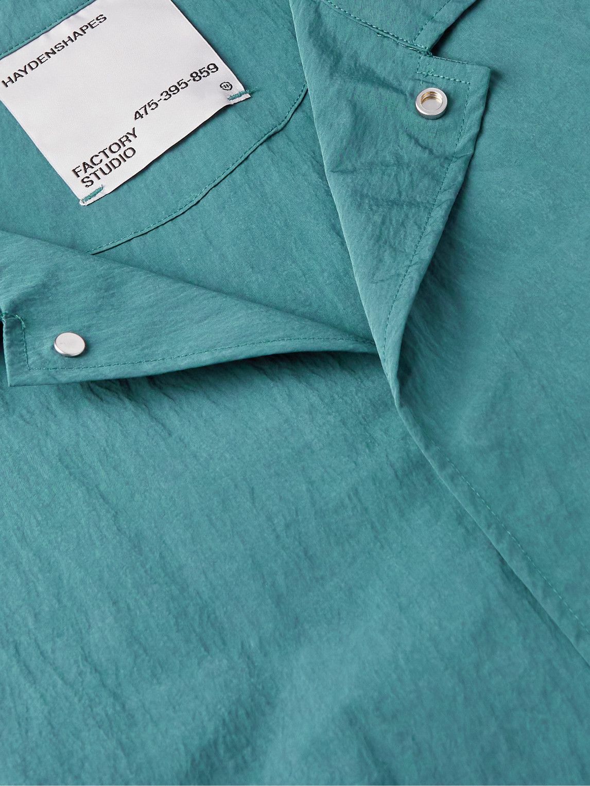 HAYDENSHAPES - Template Coach Logo-Appliquéd Crinkled-Shell Jacket ...
