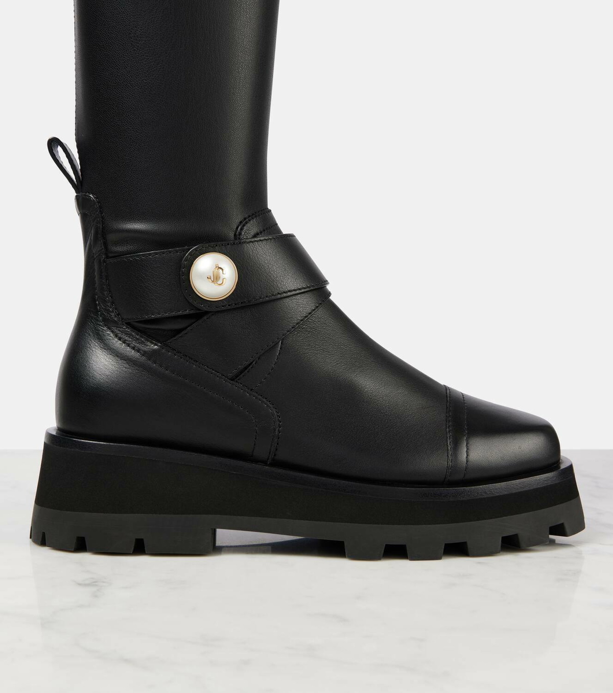 Jimmy Choo Meena leather over-the-knee boots Jimmy Choo