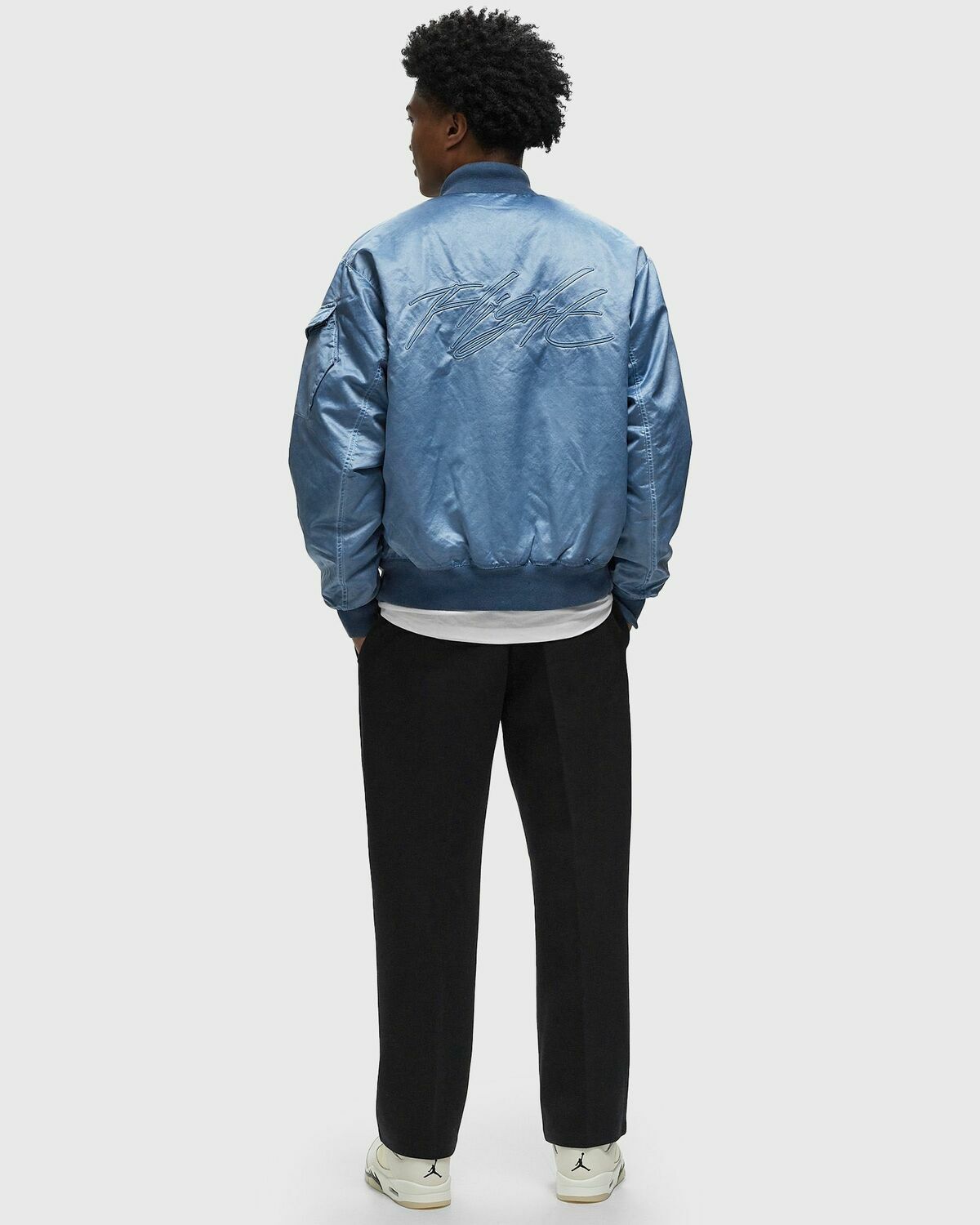 Jordan Essentials Renegade Jacket Blue Bomber Jackets JordanLuca