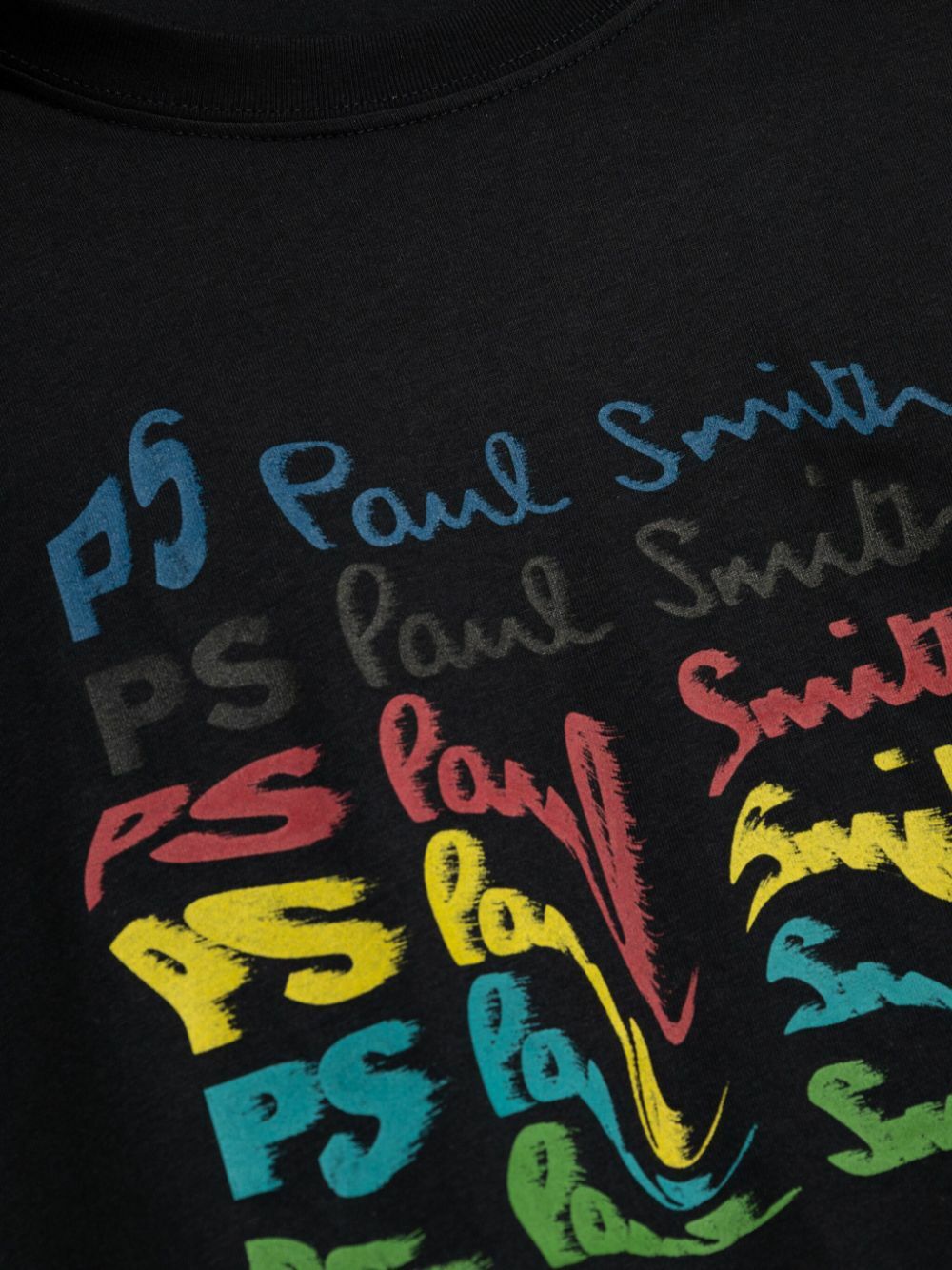 PS PAUL SMITH - Logo Cotton T-shirt PS by Paul Smith