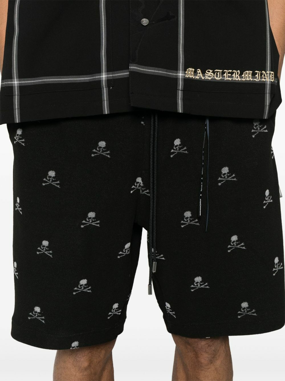 Mastermind Japan Skull Monogram Shorts mastermind JAPAN
