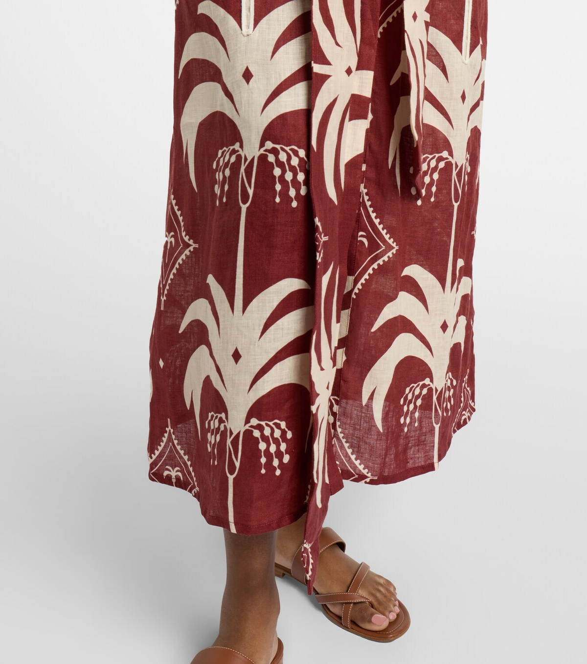 Johanna Ortiz Printed linen maxi dress Johanna Ortiz