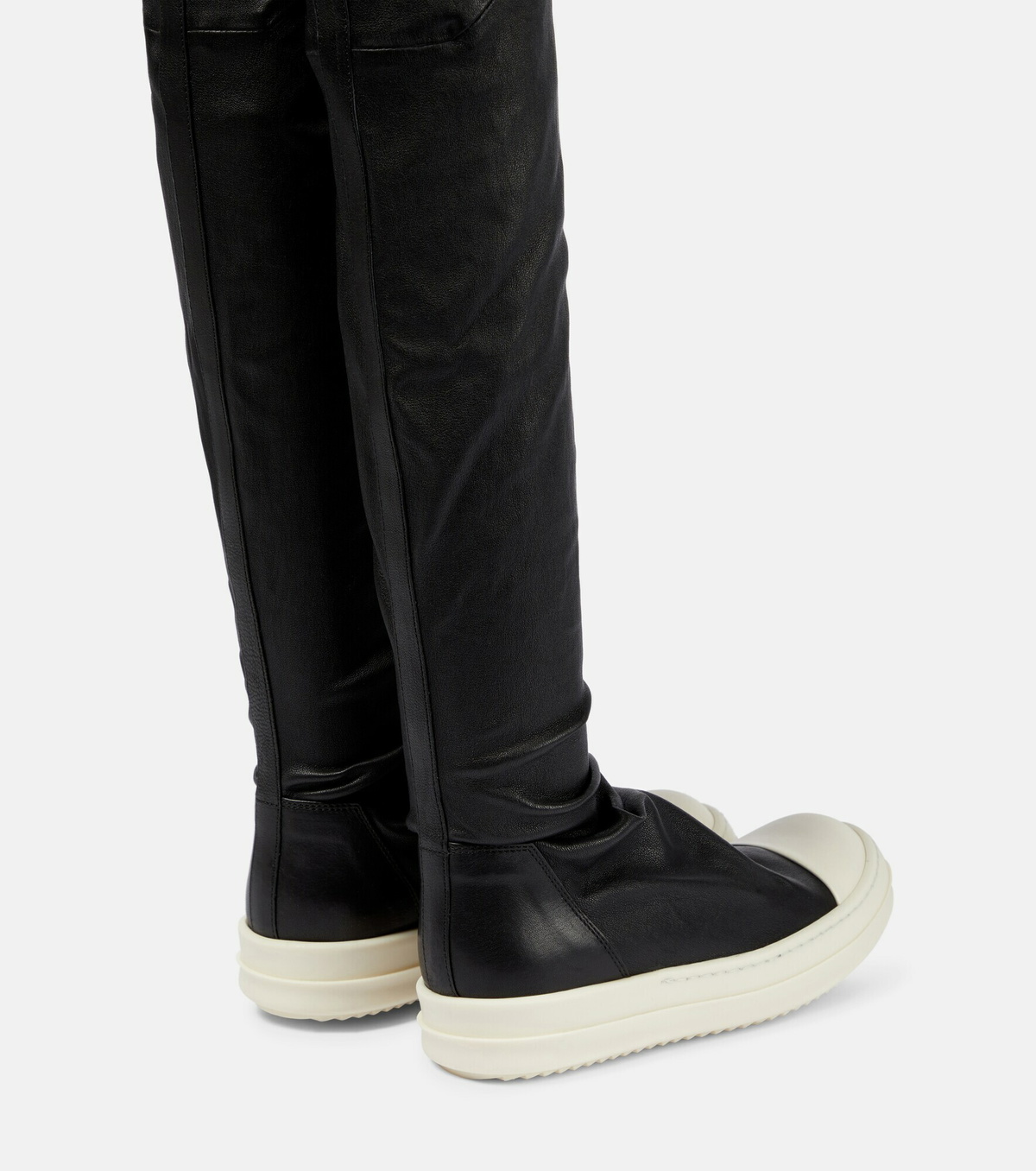 Rick Owens - Stocking over-the-knee leather boots Rick Owens